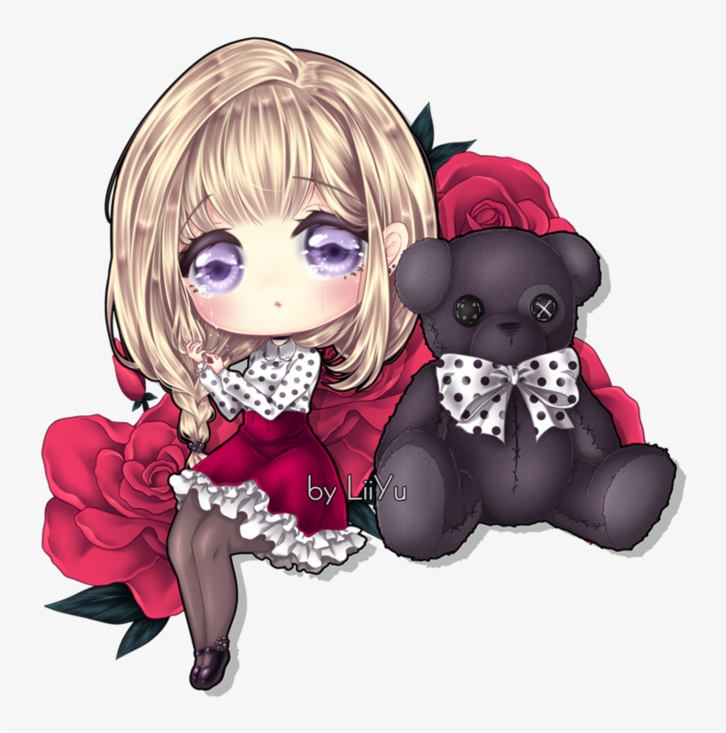 Tears Chibi [finished] Speedpaint By Liiyuart - Anime Art Chibi PNG ...