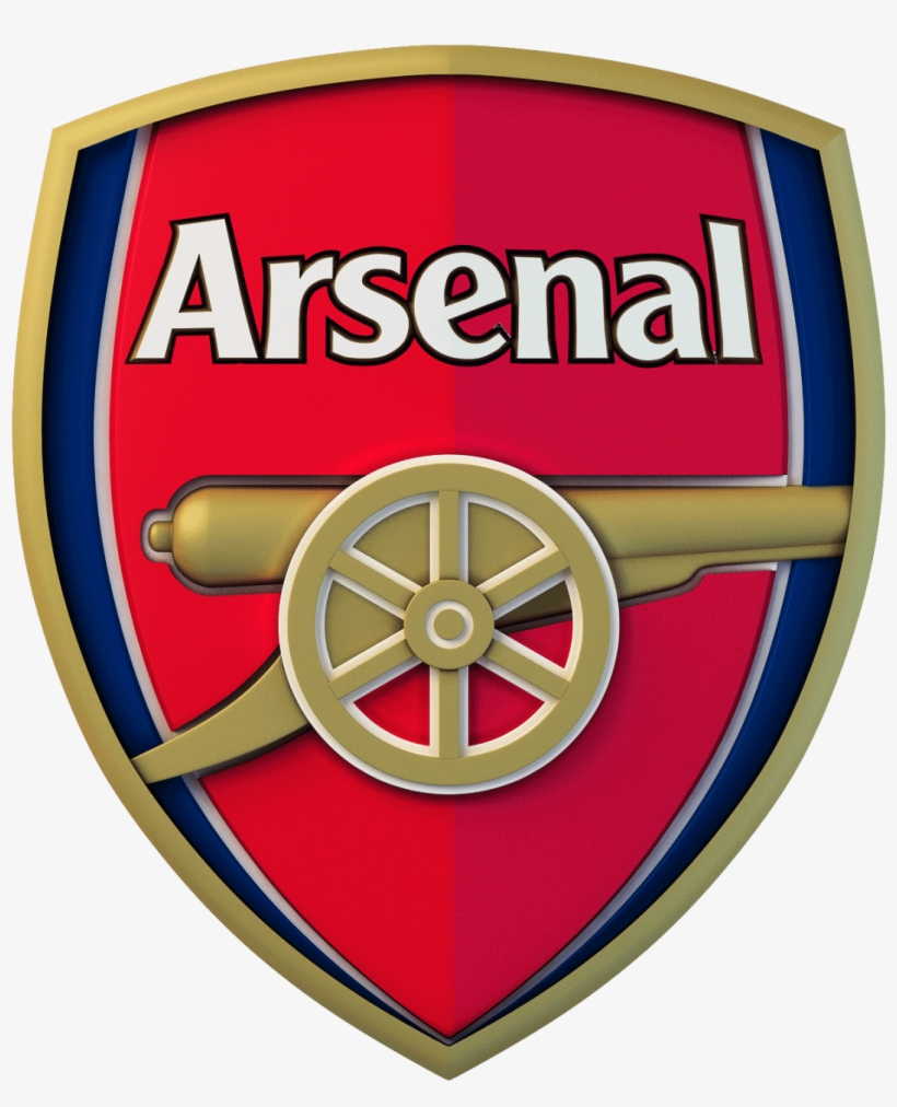 Symbol Of Arsenal -3d Model, 3d Models - Budges Of Arsenal PNG Image ...
