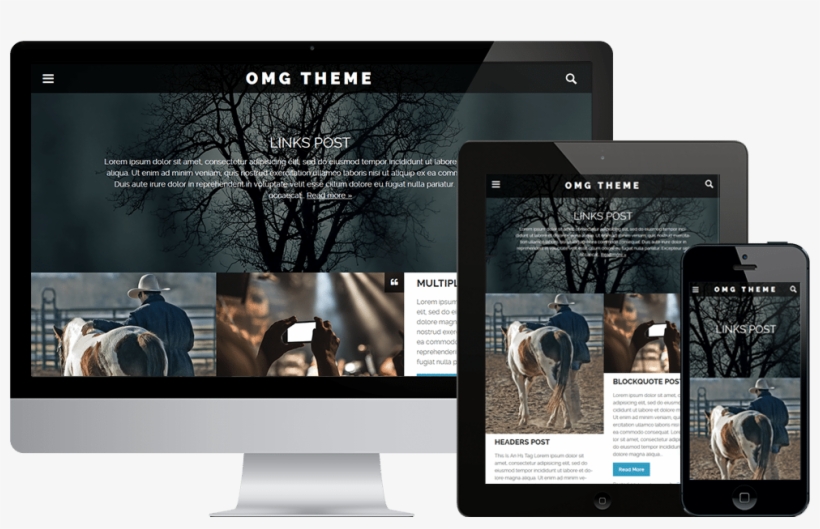 Omg Is A Full Width, Fully Responsive Design Especially - Wordpress PNG Image | Transparent PNG ...