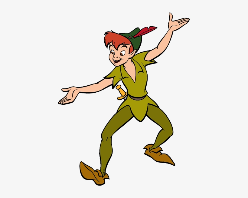 Peter Pan Offering His Hand - Peter Pan Transparent Png PNG Image ...