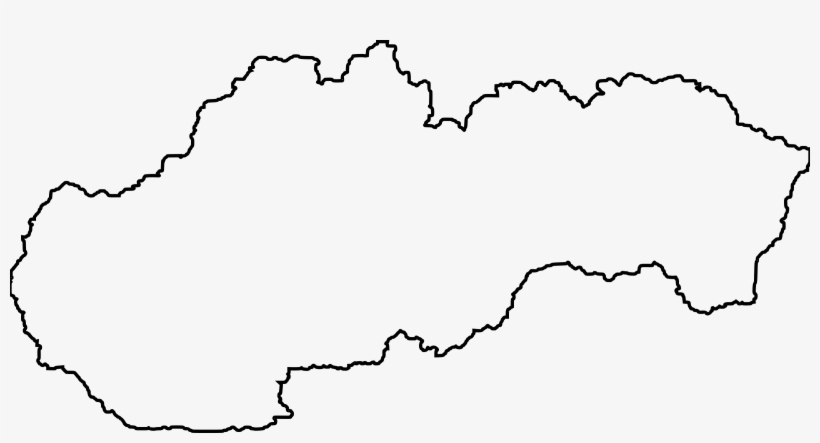 Clipart Outline Of Slovakia - Slovakia Outline Png PNG Image ...