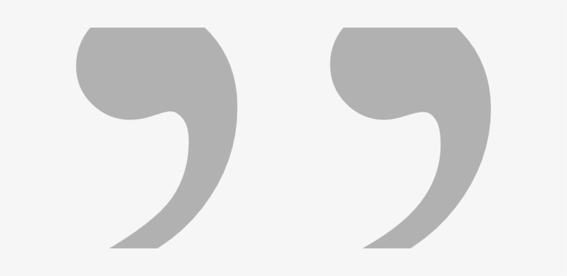Download Gray Quotation Marks | Transparent PNG Download | SeekPNG