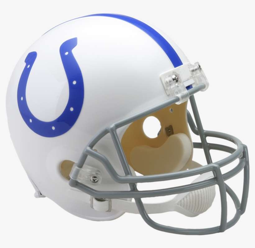 Indianapolis Colts Vsr4 Replica Throwback Helmet PNG Image ...