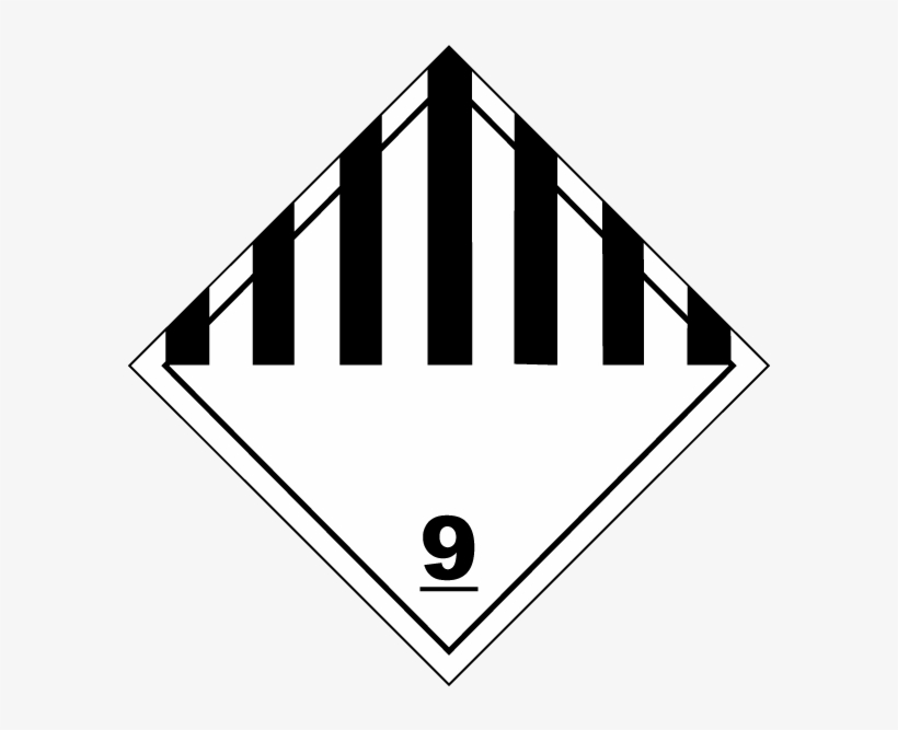 Class 9 Miscellaneous Hazardous Materials PNG Image | Transparent PNG ...