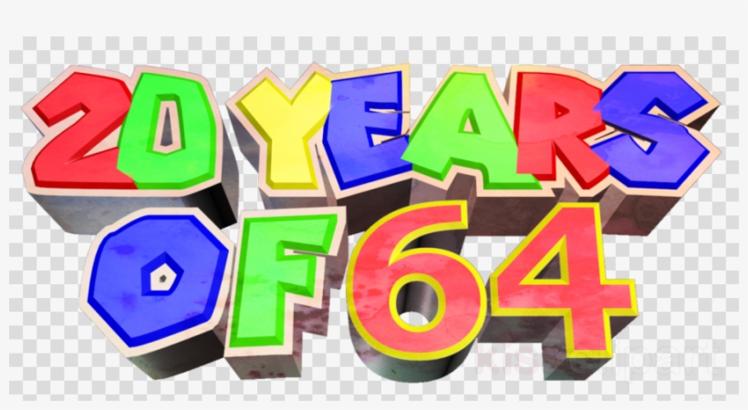 Download Nintendo 64 Font Clipart Super Mario 64 Nintendo 64 ...