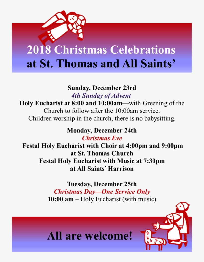 Christmas Eve Services PNG Image | Transparent PNG Free Download on SeekPNG