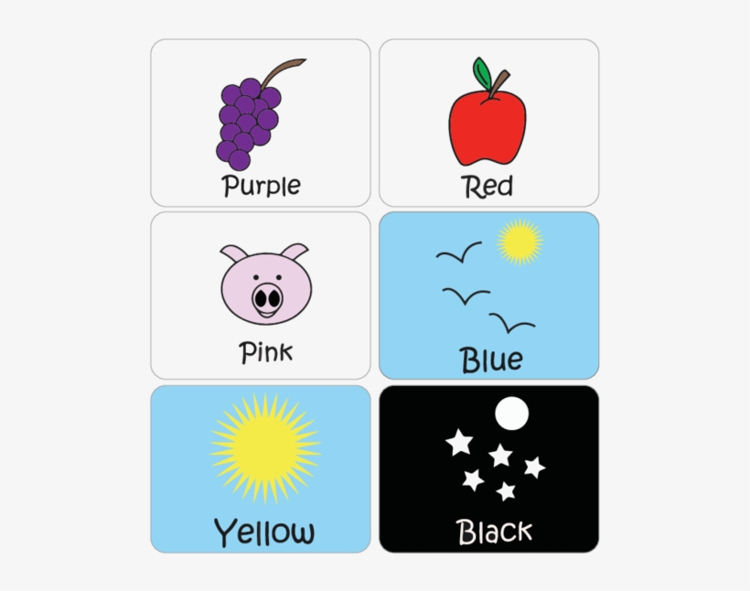Learning Colors Flashcards PNG Image | Transparent PNG Free Download on ...