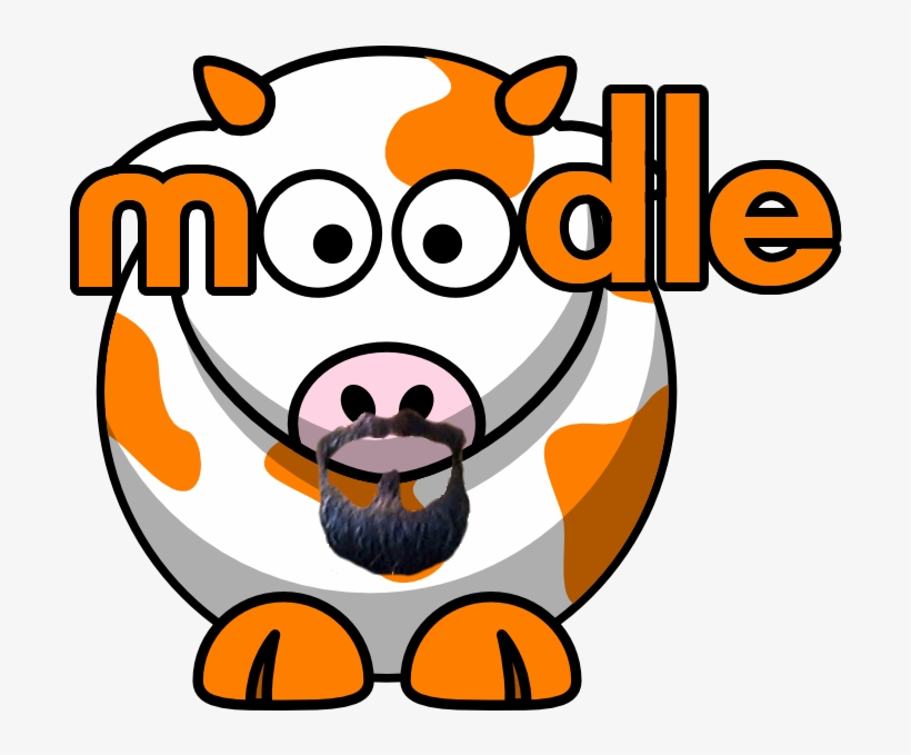 Moodle Cow Goatee Logo PNG Image | Transparent PNG Free Download on SeekPNG