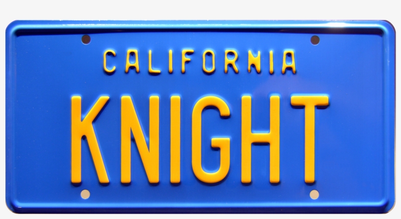Knight Prop Plate Movie Memorabilia From Knight Rider PNG Image ...