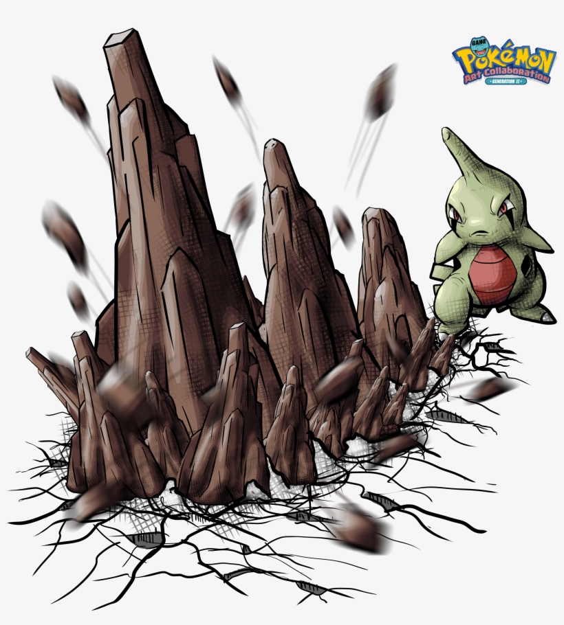 Larvitar Used Stone Edge By Yggdrassal PNG Image | Transparent PNG Free ...