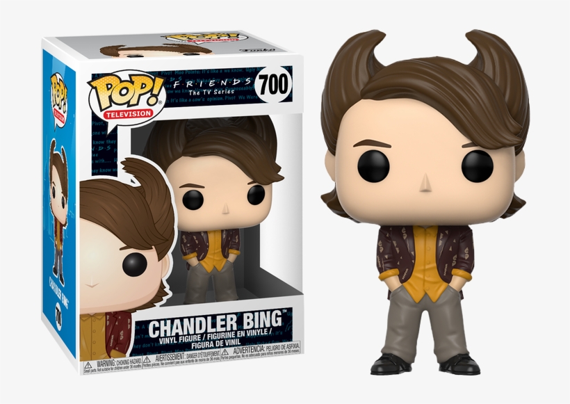 80's Chandler Bing Pop Vinyl Figure PNG Image | Transparent PNG Free ...