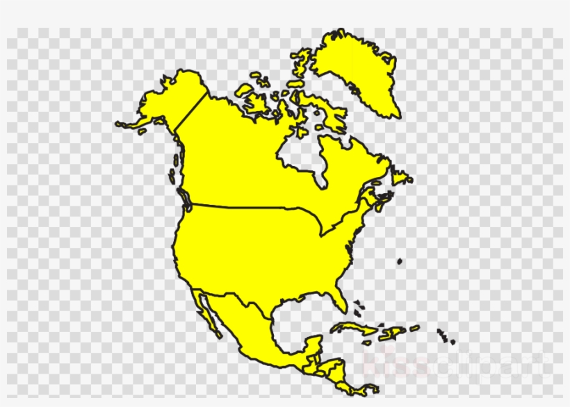 Download North America Map Clip Art Clipart United States Of ...