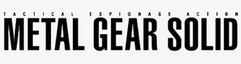 Metal Gear Solid Logo 2 - Metal Gear Solid PNG Image | Transparent PNG ...