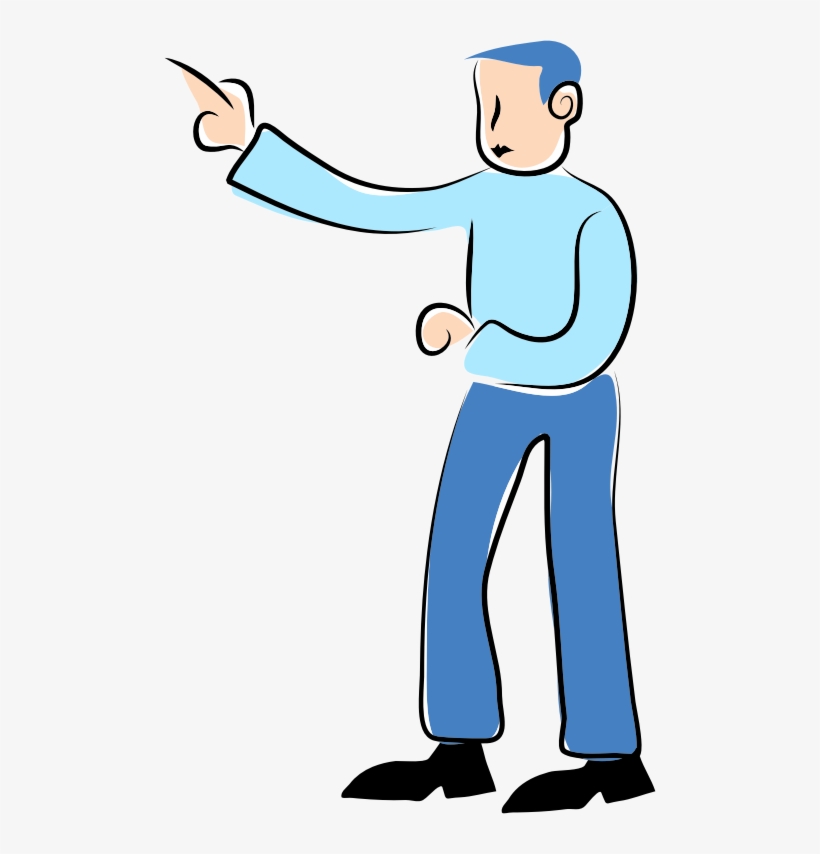 Clipart Person Pointing