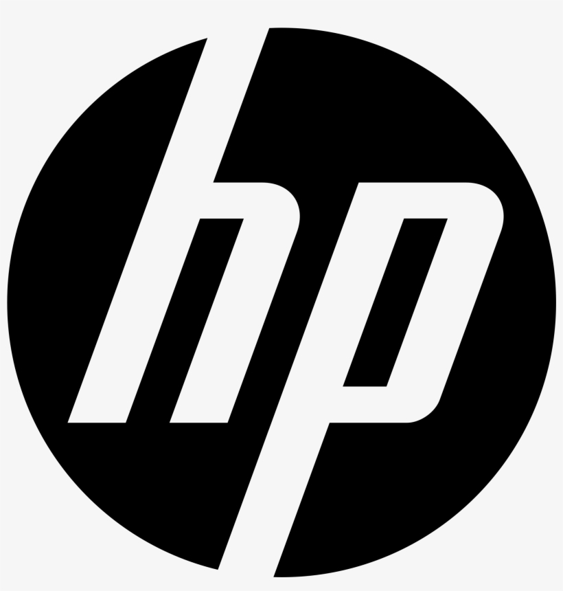 Hp Logo Black And White - Sap Center At San Jose PNG Image ...