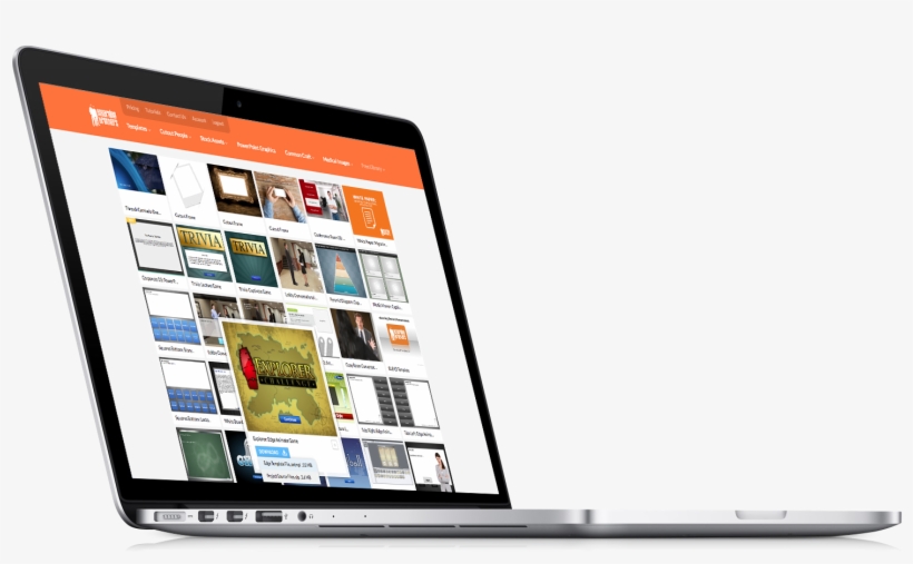 Free Camtasia Templates On A Laptop Macbook Pro 2016 360 PNG Image 