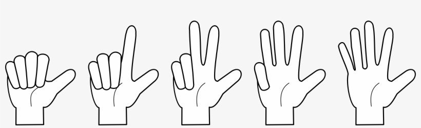 Download Fingers Clipart Hand Symbol - Clip Art Counting On Fingers ...