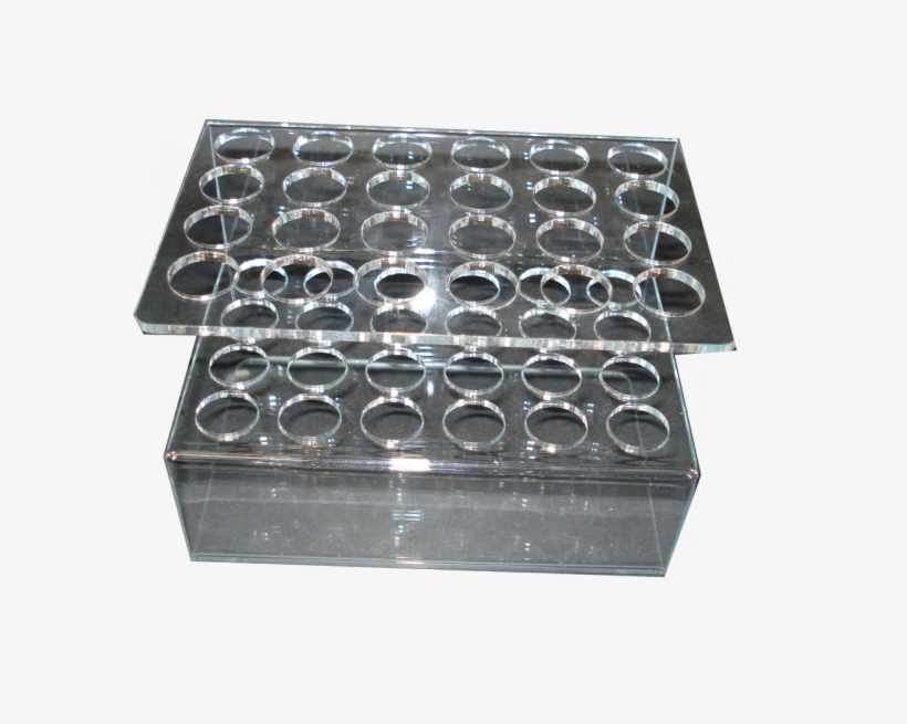 Test Tube Rack, Test Tube, 24 Hole Rack, Acrylic Rack, PNG Image ...