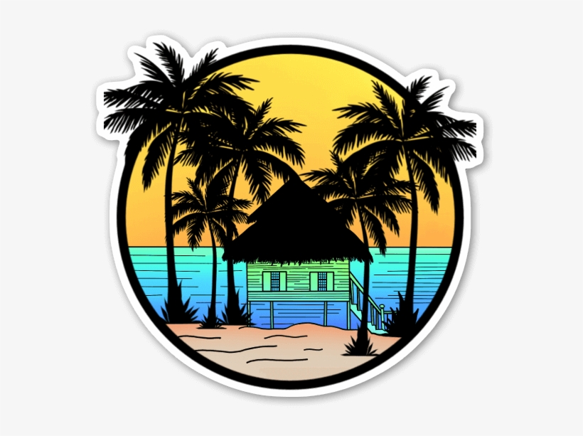 Download Beach Shack Sticker | Transparent PNG Download | SeekPNG