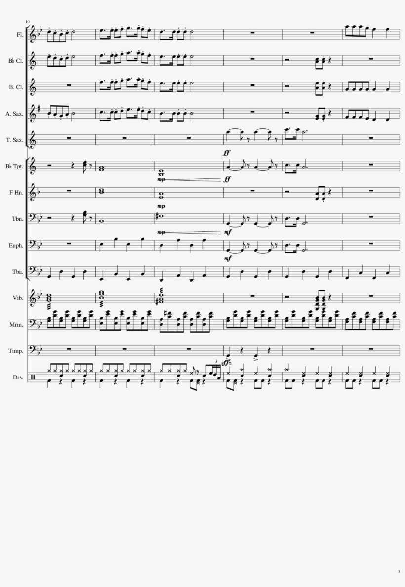 Rider Kick Masked Rider Main Theme Sheet Music Composed PNG Image ...