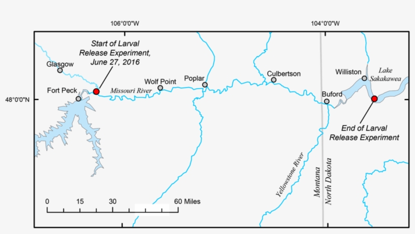 Map Showing The Upper Missouri River Study Area PNG Image | Transparent ...
