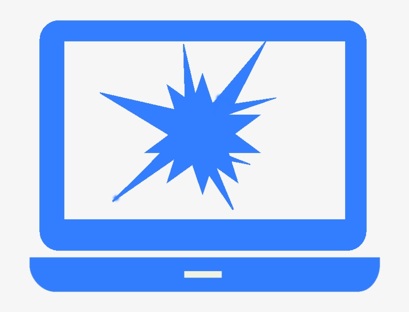 Smashed Laptop Screen PNG Image | Transparent PNG Free Download on SeekPNG