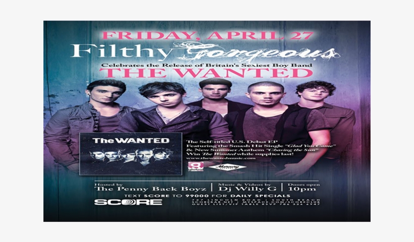 Filthy Gorgeous With The Wanted PNG Image | Transparent PNG Free ...
