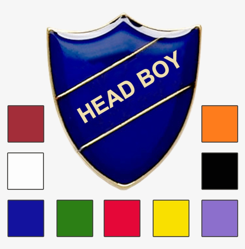 Head Boy School Badge Shield PNG Image | Transparent PNG Free Download ...