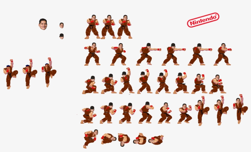 Reggie Sprite Sheet PNG Image | Transparent PNG Free Download on SeekPNG