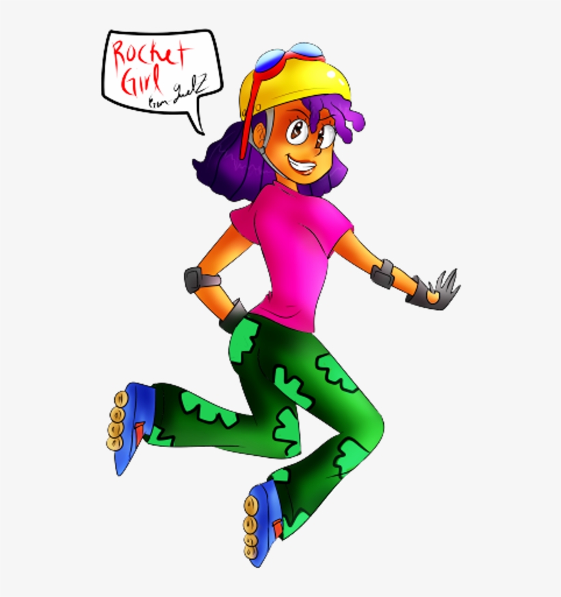 Rocket Girl-am531 PNG Image | Transparent PNG Free Download on SeekPNG