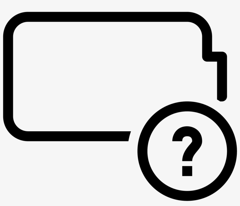Battery Unknown Icon PNG Image | Transparent PNG Free Download on SeekPNG