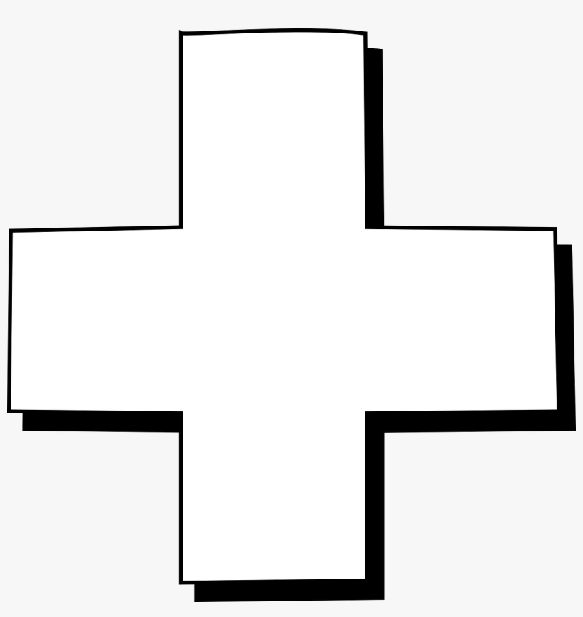 Cross Outline Clip Art At Clker PNG Image | Transparent PNG Free ...
