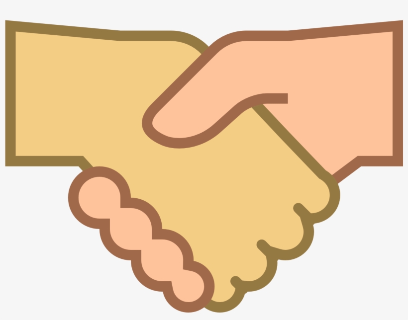 Download Handshake Blue Hand Shake Clip - Icon | Transparent PNG ...