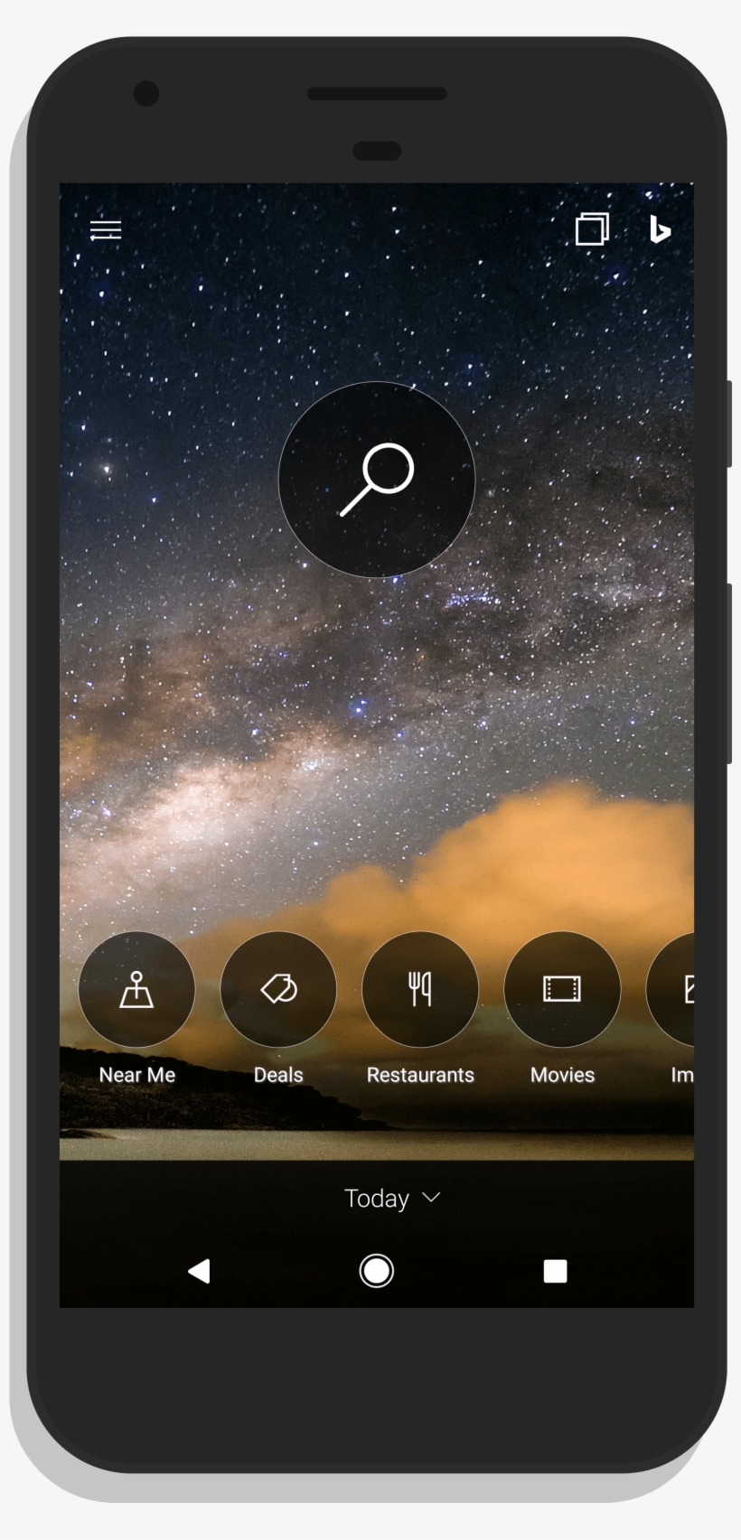 Microsoft Bing For Android - Samsung Galaxy PNG Image | Transparent PNG ...