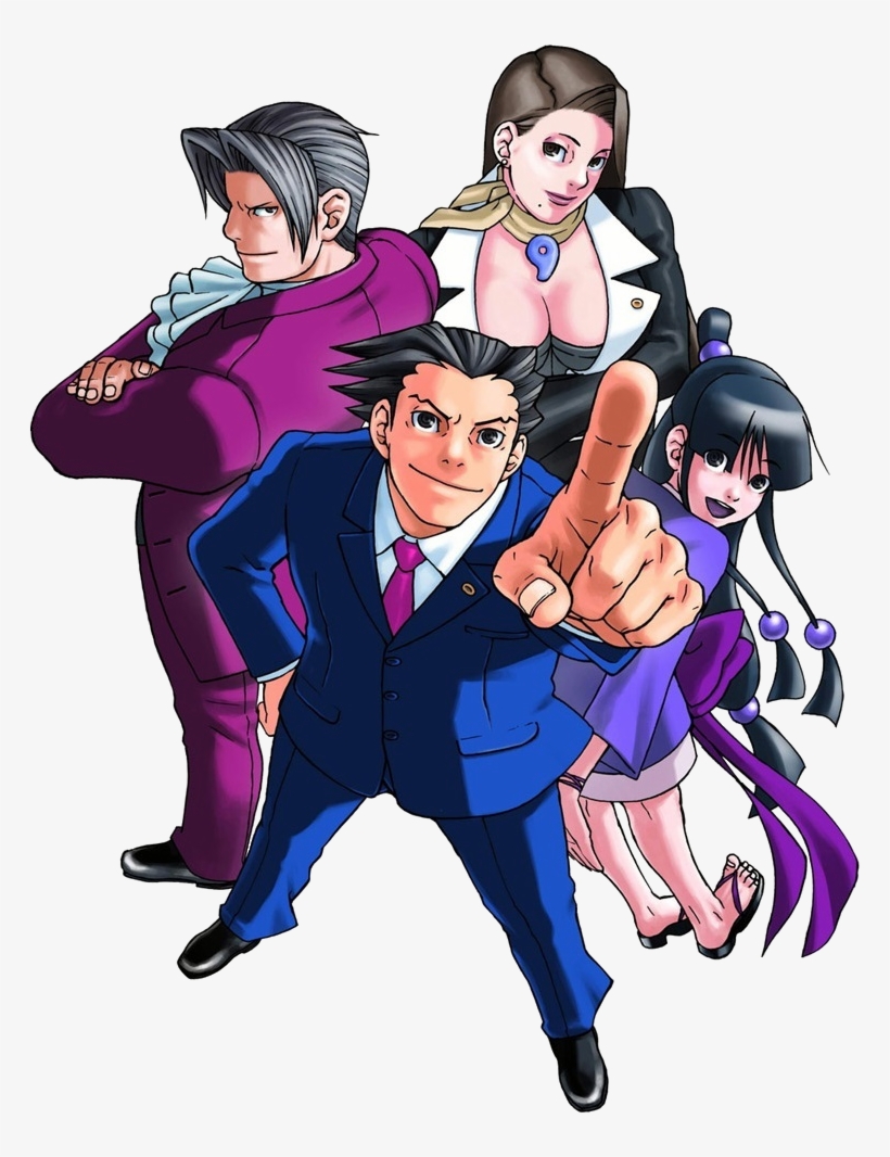Ace Attorney - Phoenix Wright Ace Attorney Png PNG Image | Transparent ...