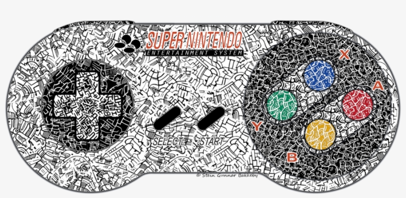 Snes Controller By Bakkeby - Super Nintendo Controller Gif PNG Image ...