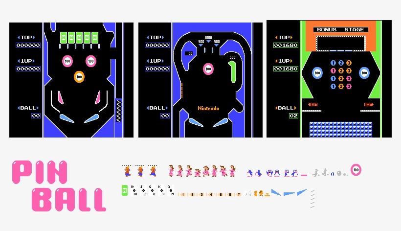 Download General Sprites - Pinball Nes | Transparent PNG Download | SeekPNG