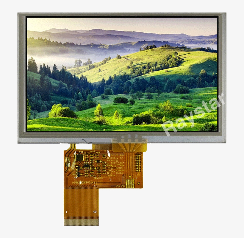 5 Inch Resistive Touch Screen Tft Lcd Display PNG Image | Transparent ...