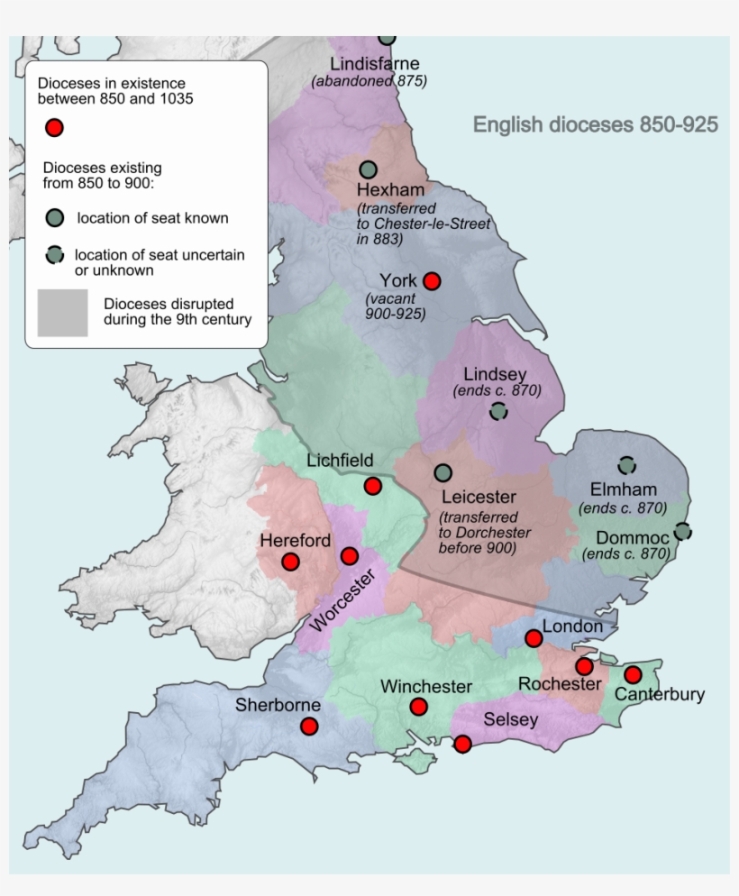 England Diocese Map Pre-925 PNG Image | Transparent PNG Free Download ...