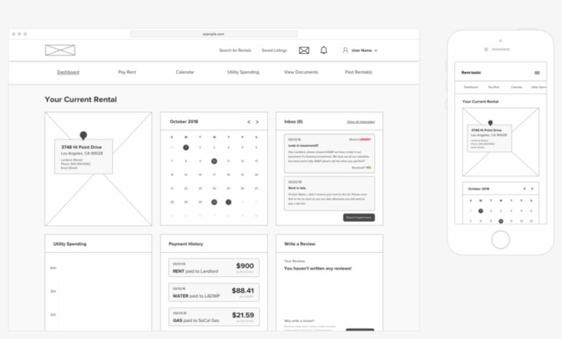 Dashboard Responsive Wireframes PNG Image | Transparent PNG Free ...
