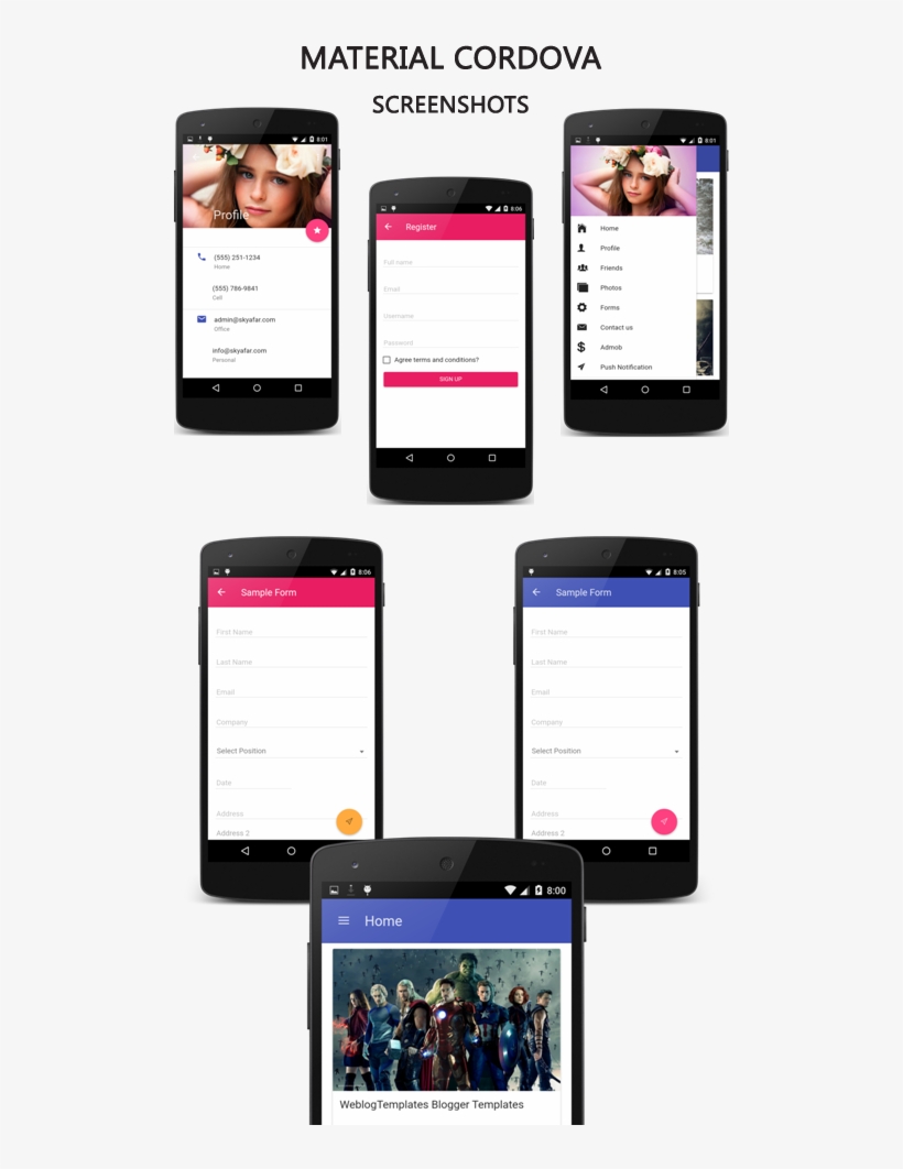 Features Of Angular Material Template PNG Image | Transparent PNG Free ...