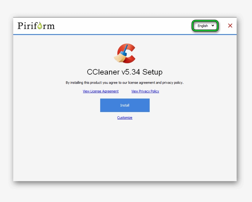 Указание Языка В Окне Установки Ccleaner PNG Image | Transparent PNG ...
