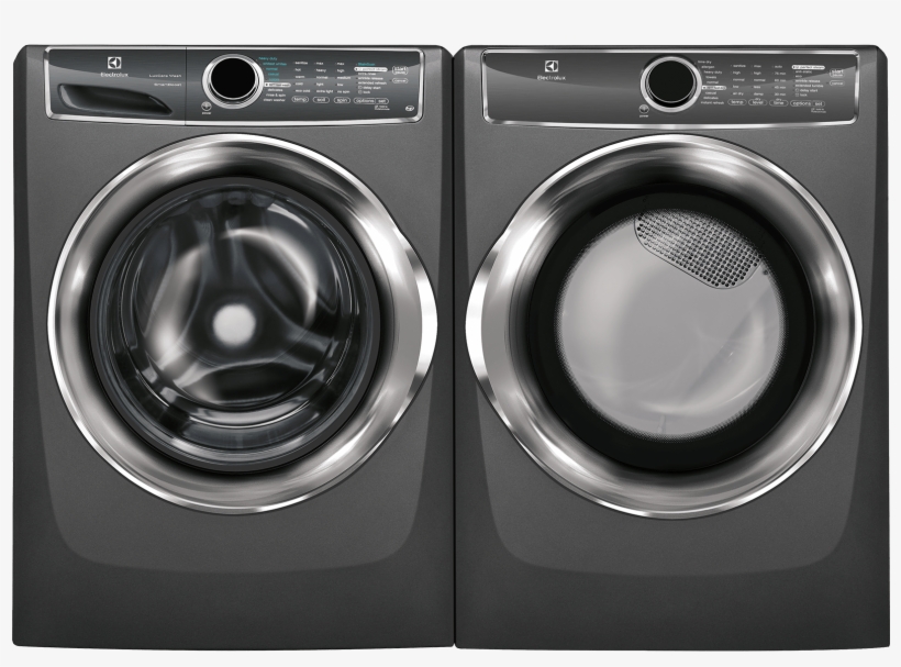 Electrolux Front Load Laundry Pair Titanium Ellauefmg617stt PNG Image ...