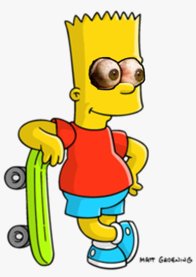 Bart With Realistic Eyes PNG Image | Transparent PNG Free Download on ...