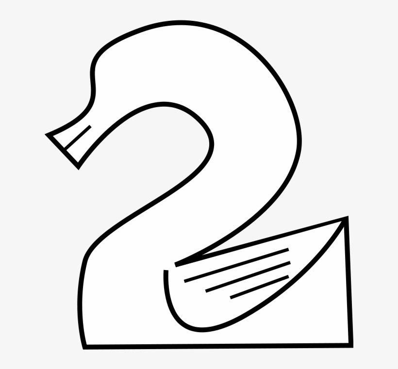 Number Two Line Art Png PNG Image | Transparent PNG Free Download on ...