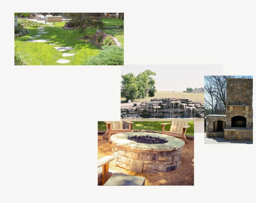 Outdoor Living And Retaining Wall Specialist - Backyard PNG Image ...