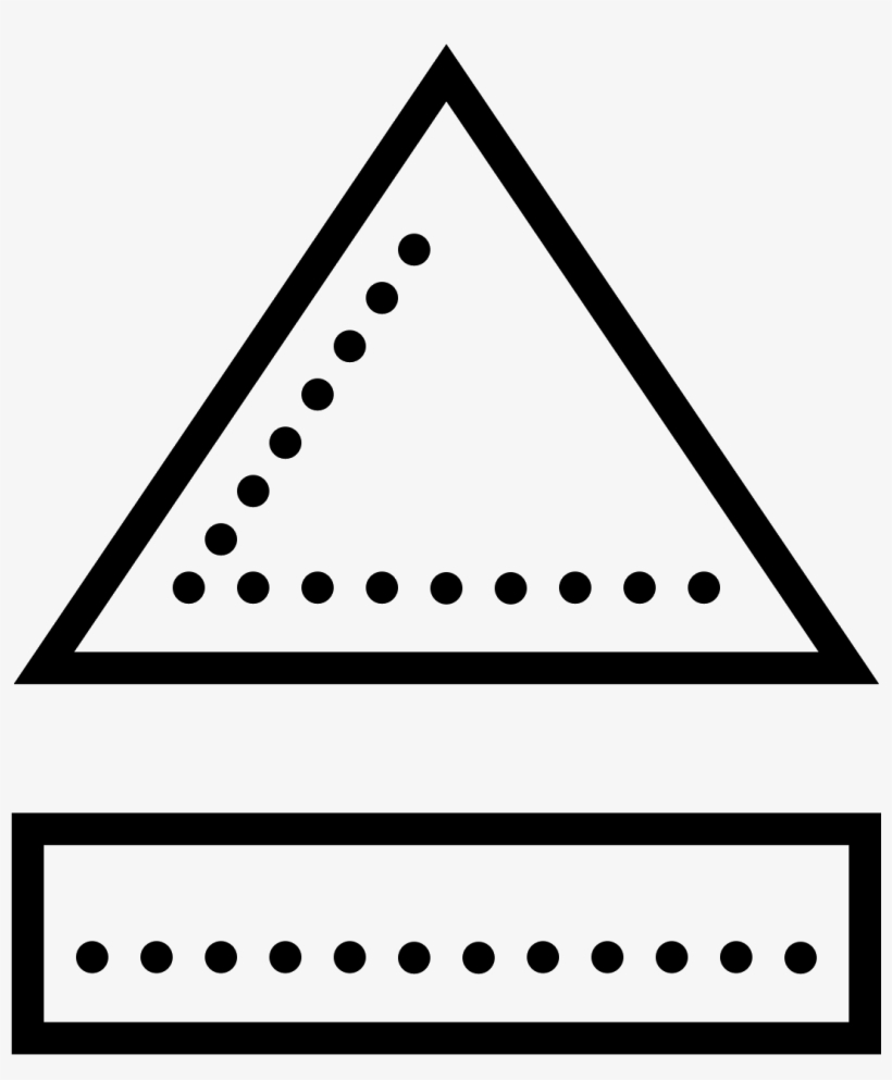 This Is A Picture Of An Eject Button's Logo - Triangle PNG Image ...