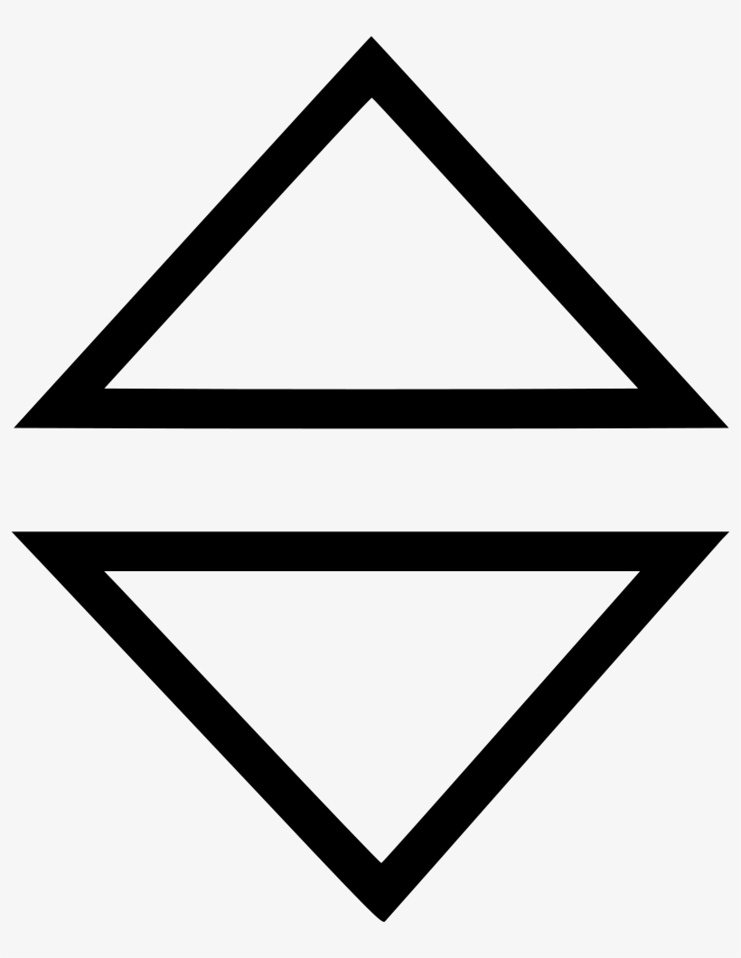 Triangle Up Down Svg Png Icon Free Ⓒ - Triangle Up And Down PNG Image ...