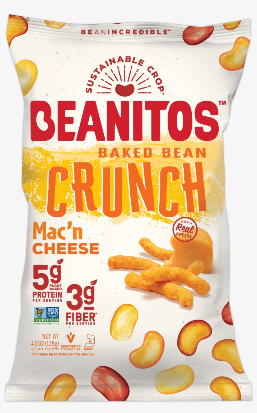 Mac'n Cheese Crunch Baked Bean Chips - Potato Chip PNG Image ...