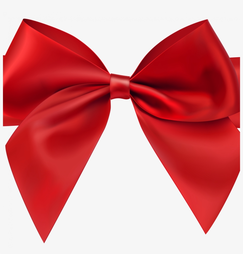 Bow Clipart Png - Realistic Red Ribbon Bow Png PNG Image | Transparent ...